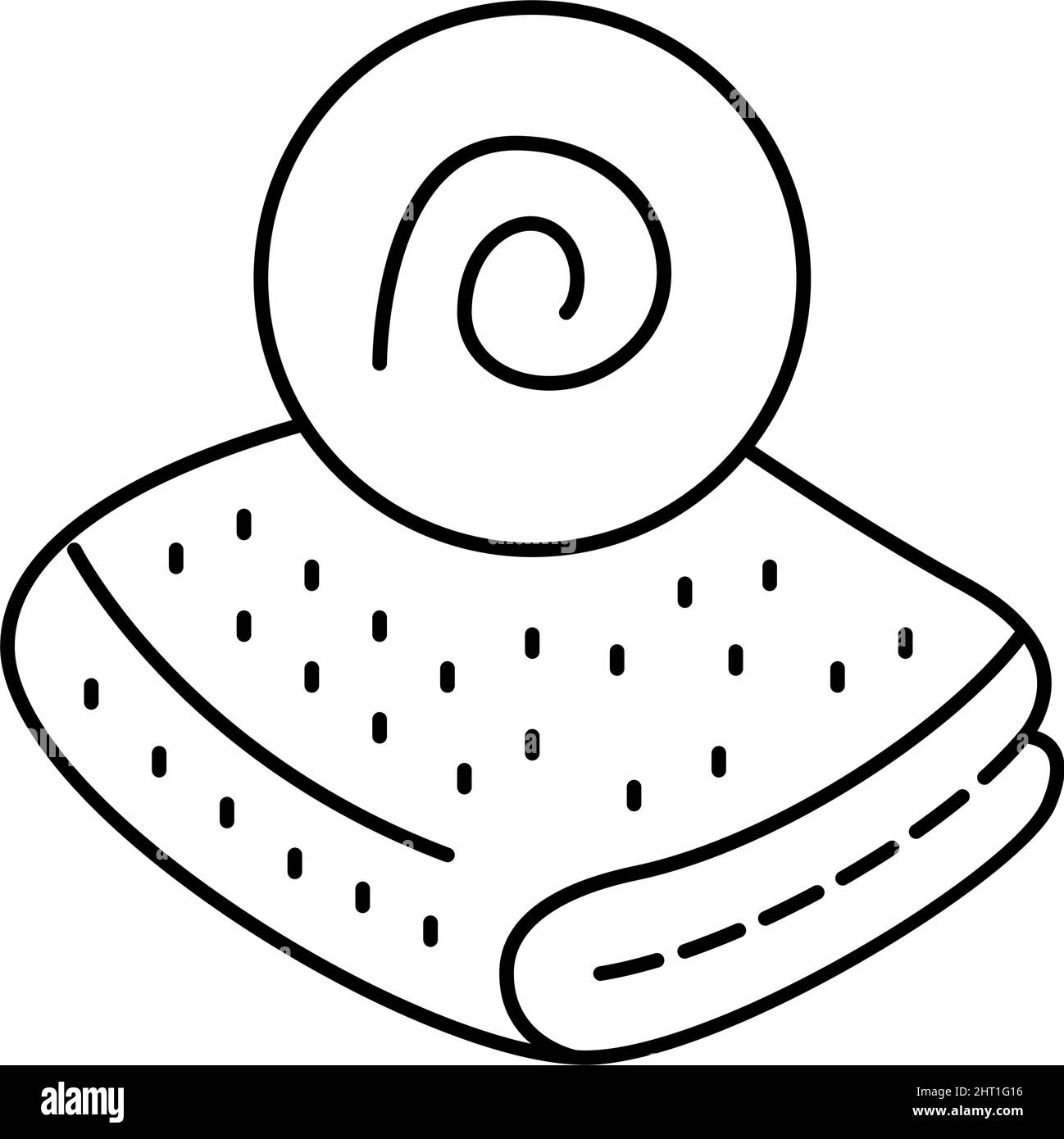 felt fabric line icon vector illustration Stock Vector Image & Art - Alamy