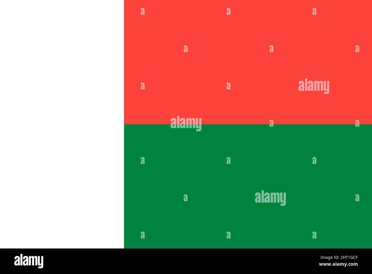 Madagascar official flag of country Stock Vector Image & Art - Alamy