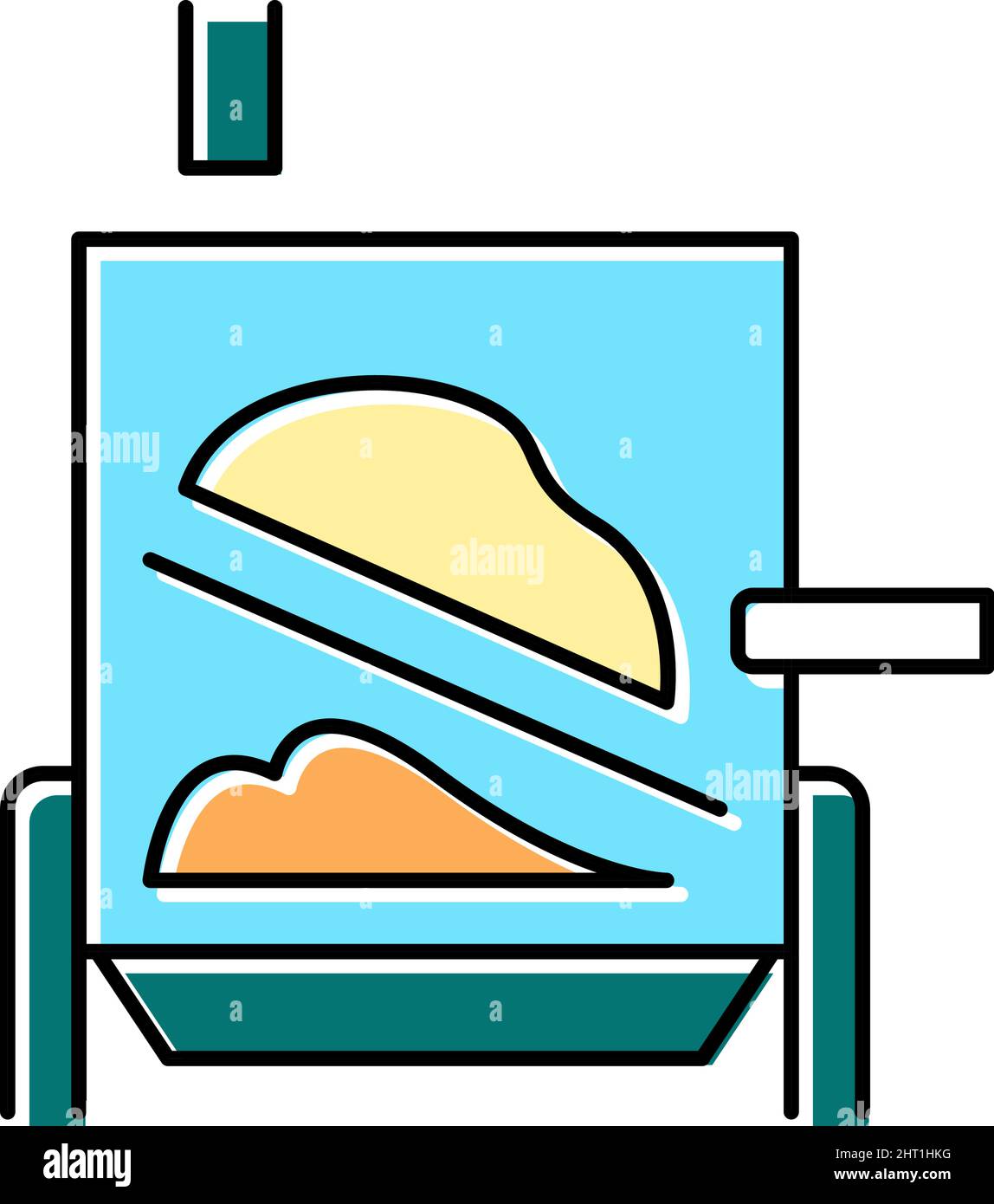 evaporator system color icon vector illustration Stock Vector Image ...