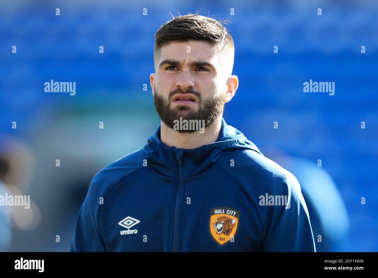 Brandon Fleming #21 of Hull City arrives at Weston Homes Stadium ahead ...