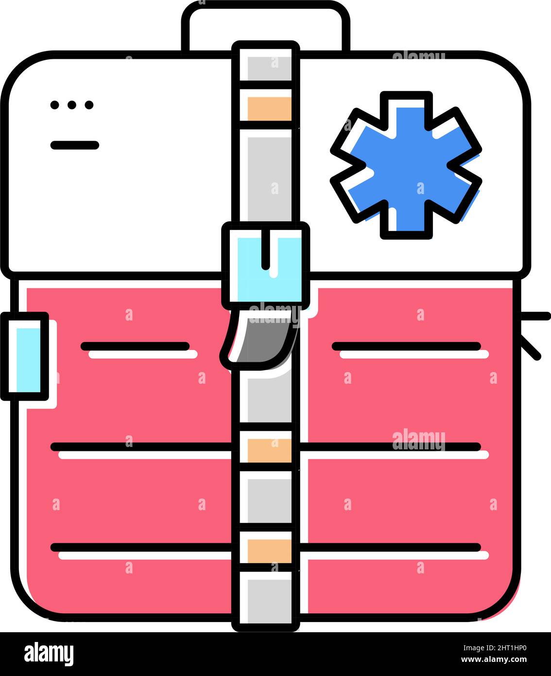 medical kit color icon vector illustration Stock Vector Image & Art - Alamy