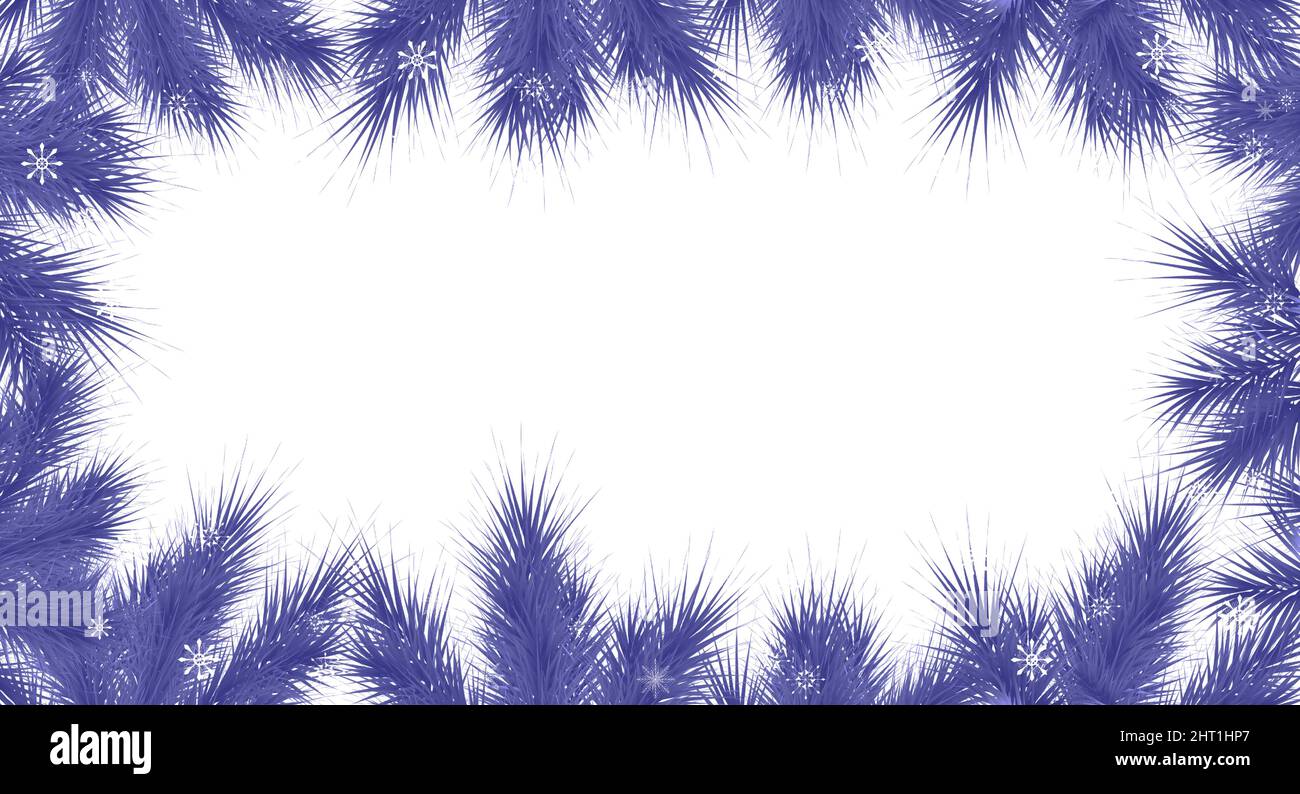 ffir branch frame template on transparent background Stock Vector Image ...