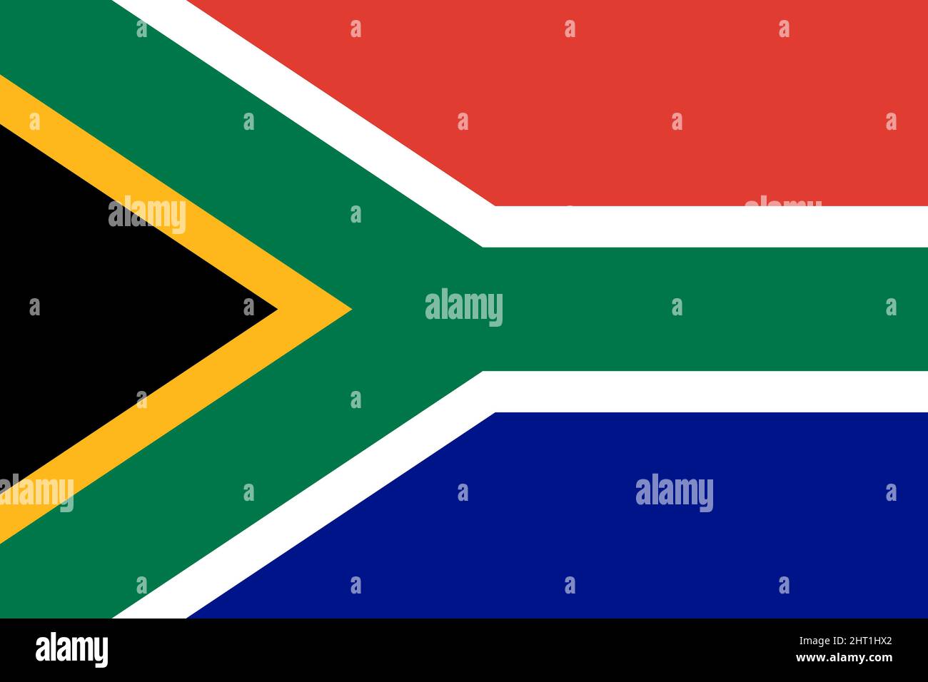South Africa official flag of country Stock Vector Image & Art - Alamy