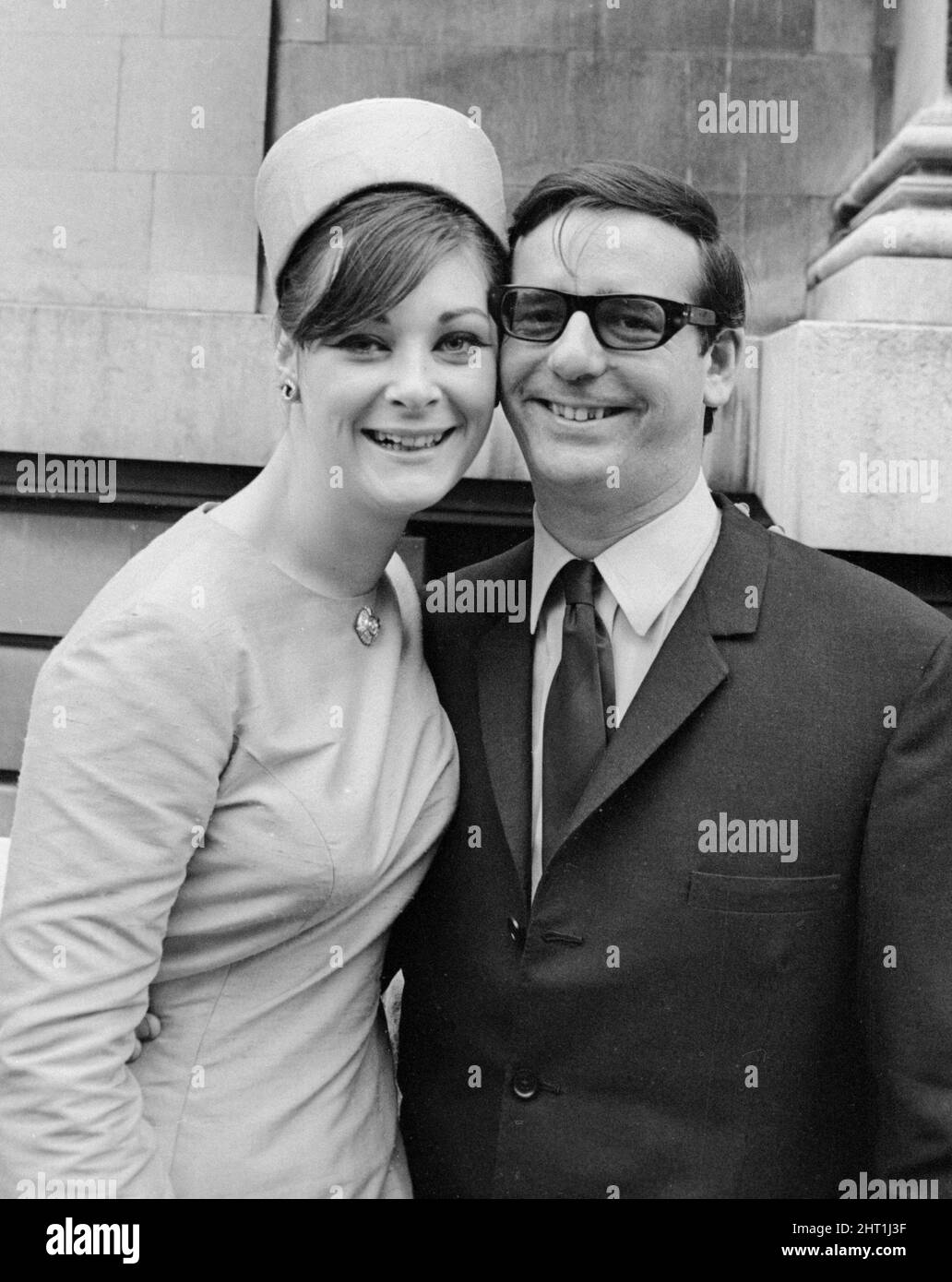 Actress Gillian French, bride to be seen here with the groom to be ...