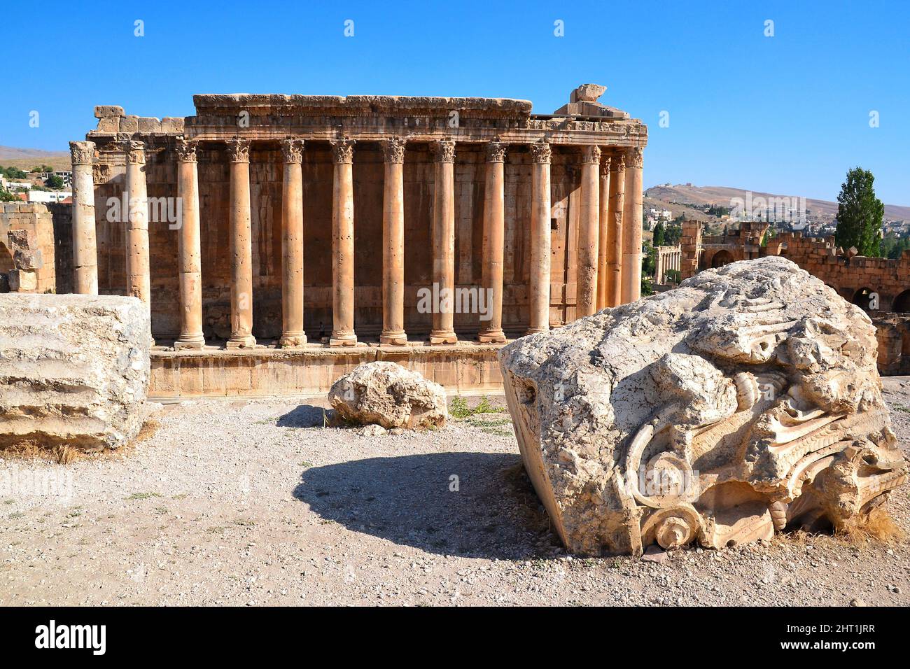 Temple of jupiter baalbek tourist hi-res stock photography and images ...