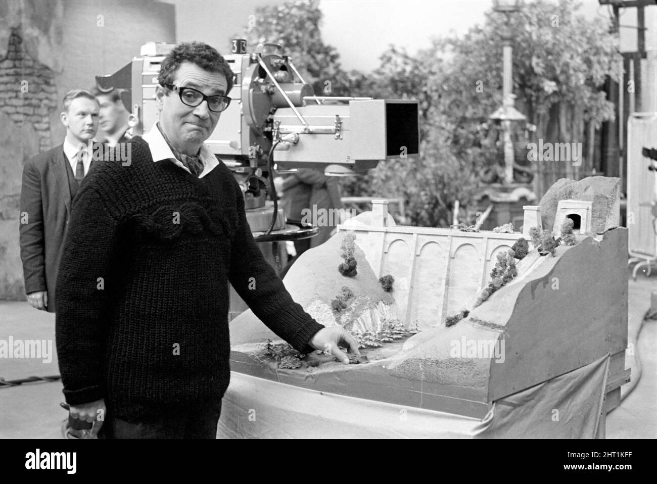 TV programmes "Square World": Michael Bentine seen here on the set of ...