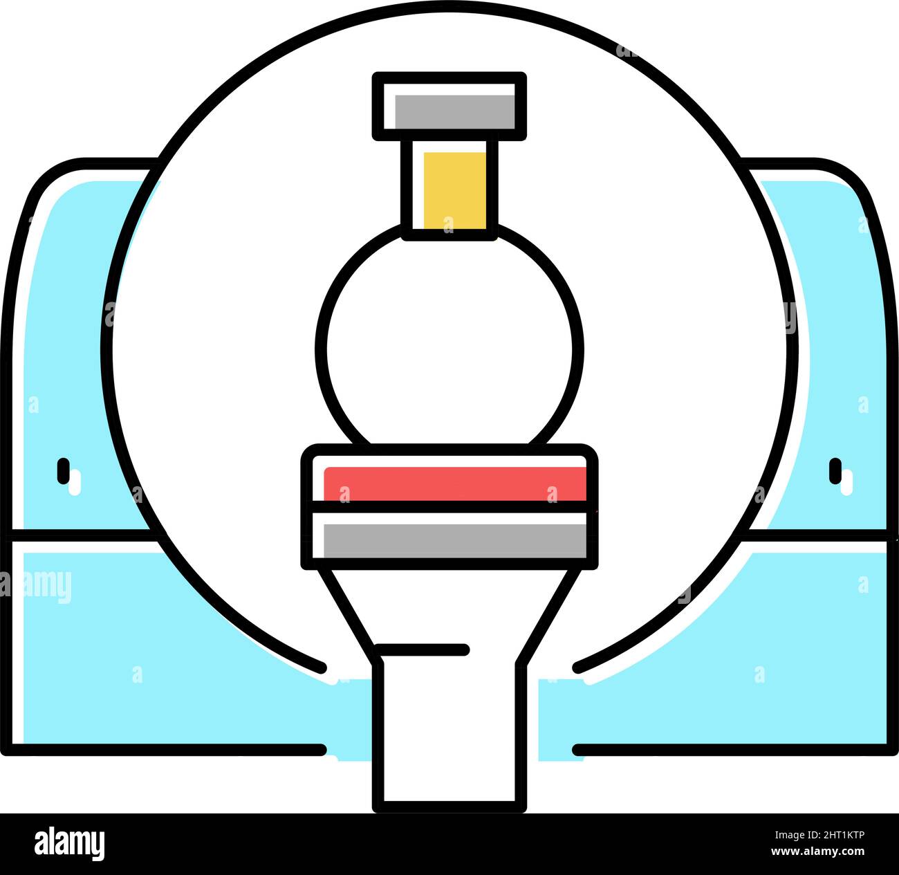 mri medicine machine color icon vector illustration Stock Vector Image ...
