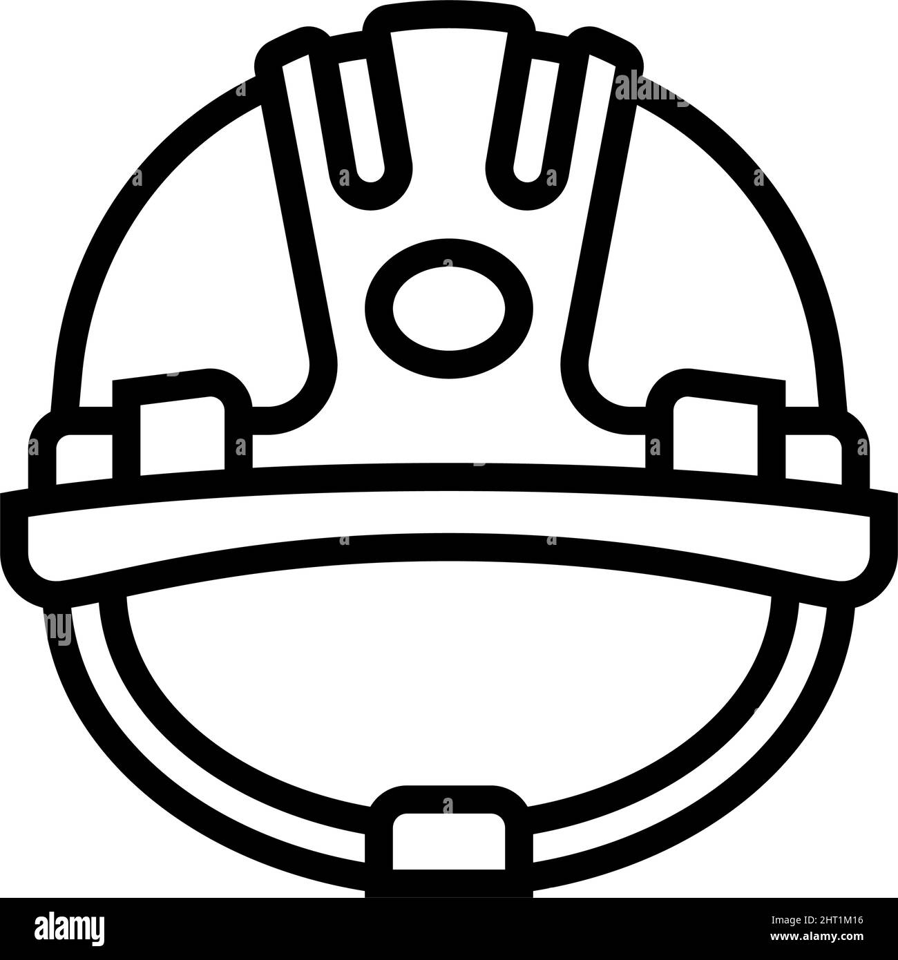 helmet builder line icon vector illustration Stock Vector Image & Art ...