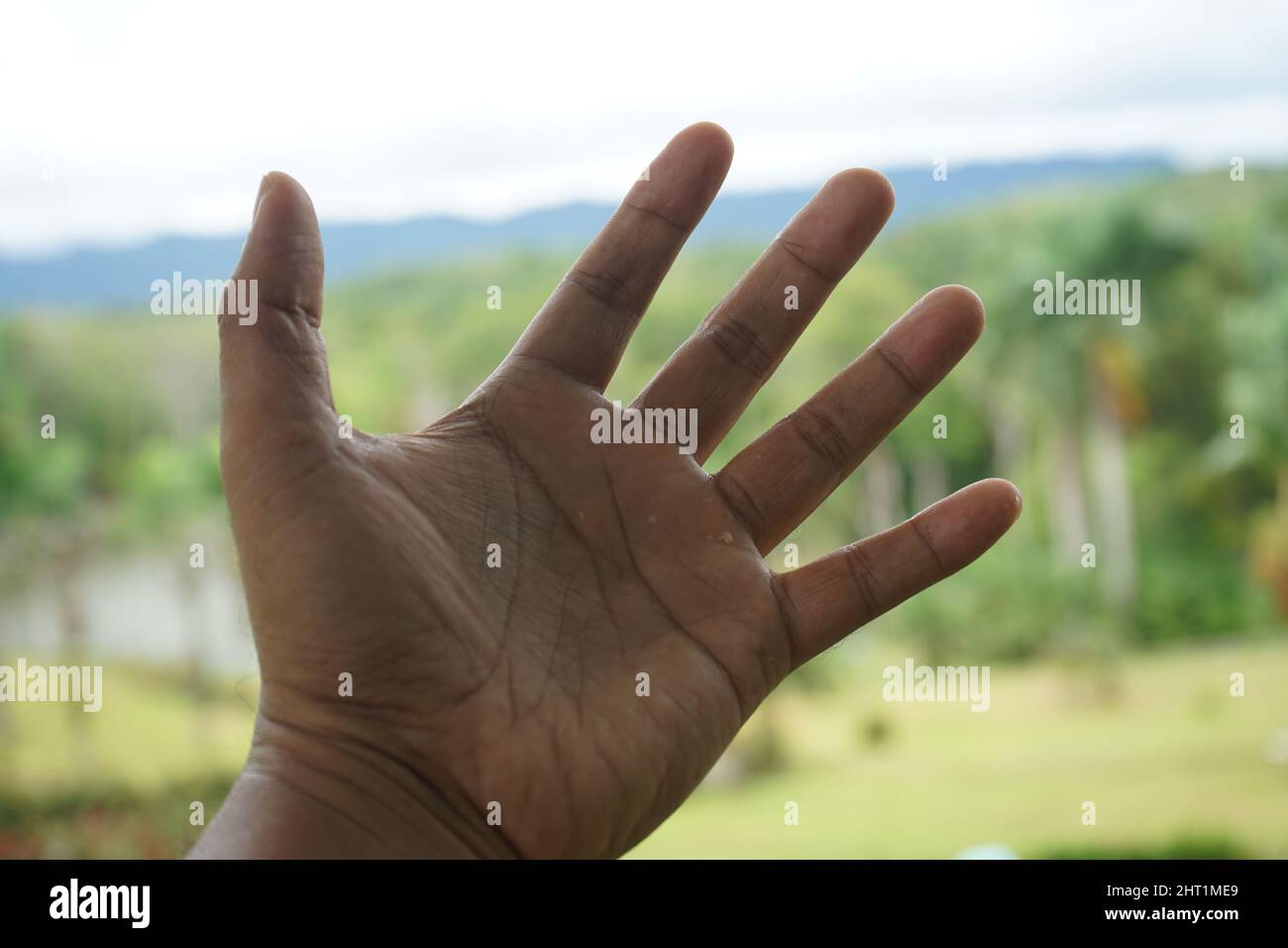The symbol of the finger Stock Photo - Alamy