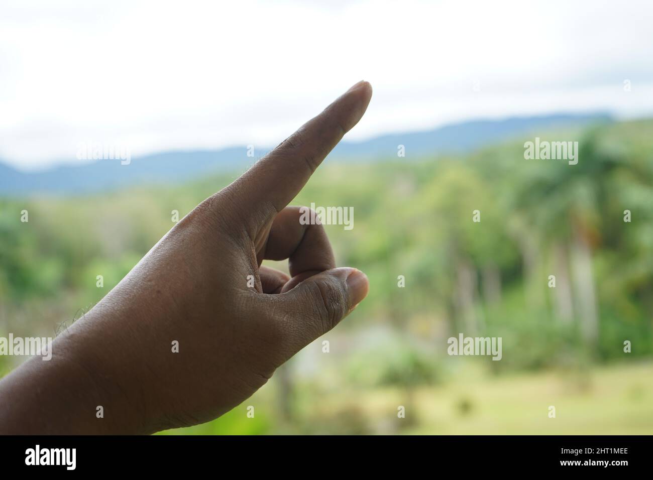 The symbol of the finger Stock Photo - Alamy