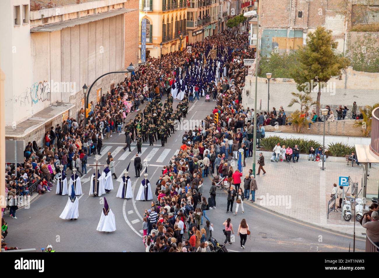 Holy week with Easter procession of the Rico brotherhood on holy ...