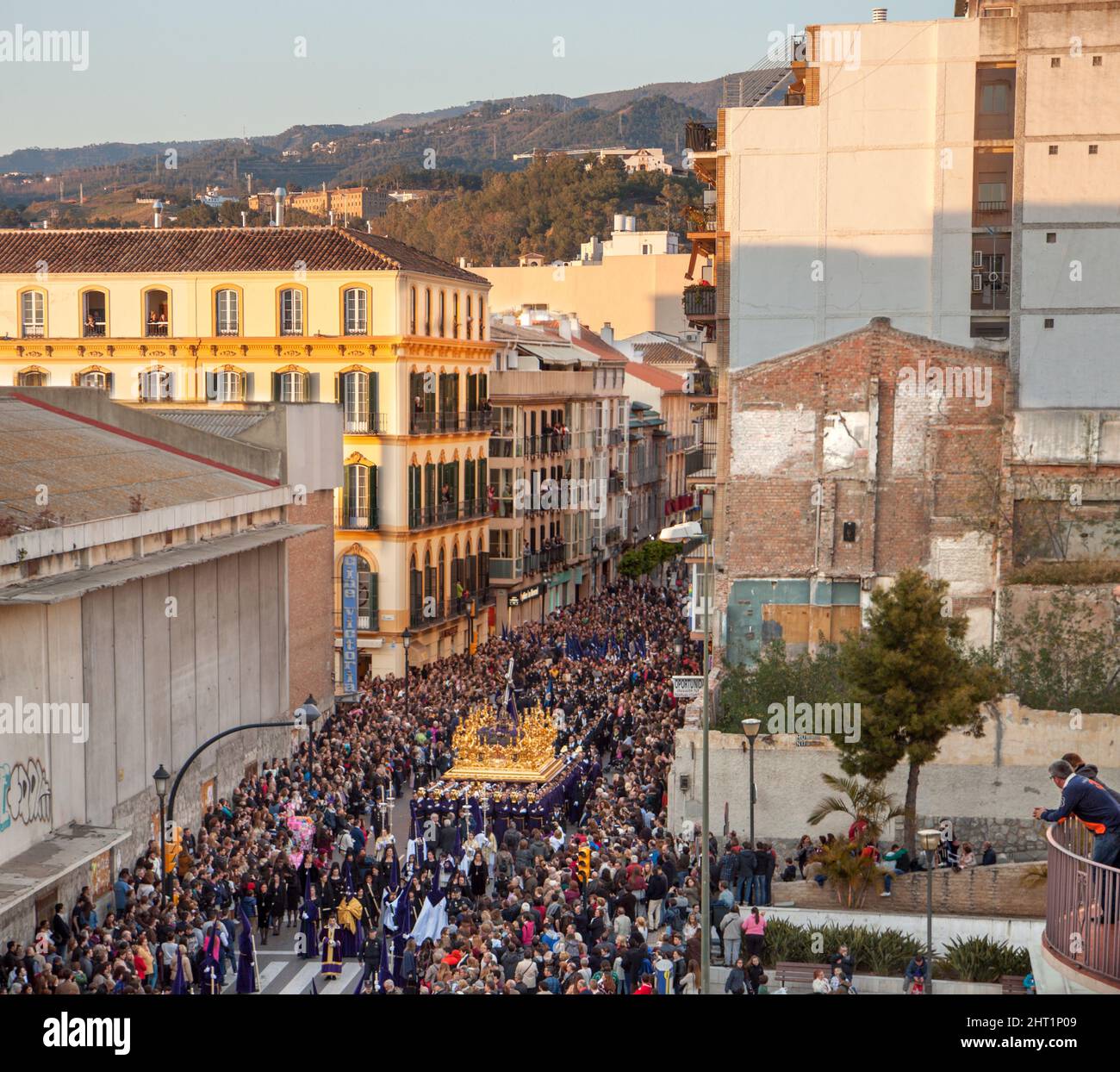 Holy week with Easter procession of the Rico brotherhood on holy ...