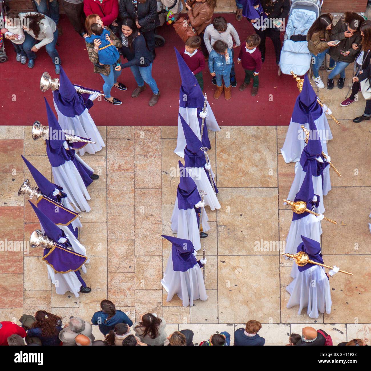 Holy week with Easter procession of the Rico brotherhood on holy ...