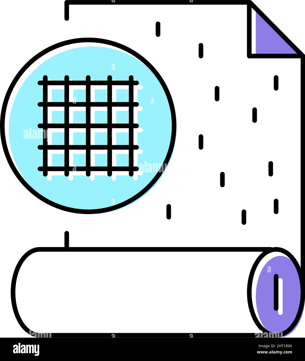 fiberglass wallpaper color icon vector illustration Stock Vector Image ...