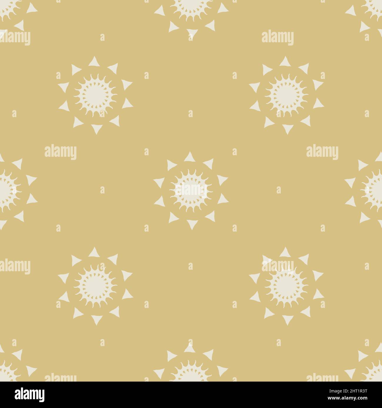 Gender neutral sunshine seamless vector background. Simple whimsical ...