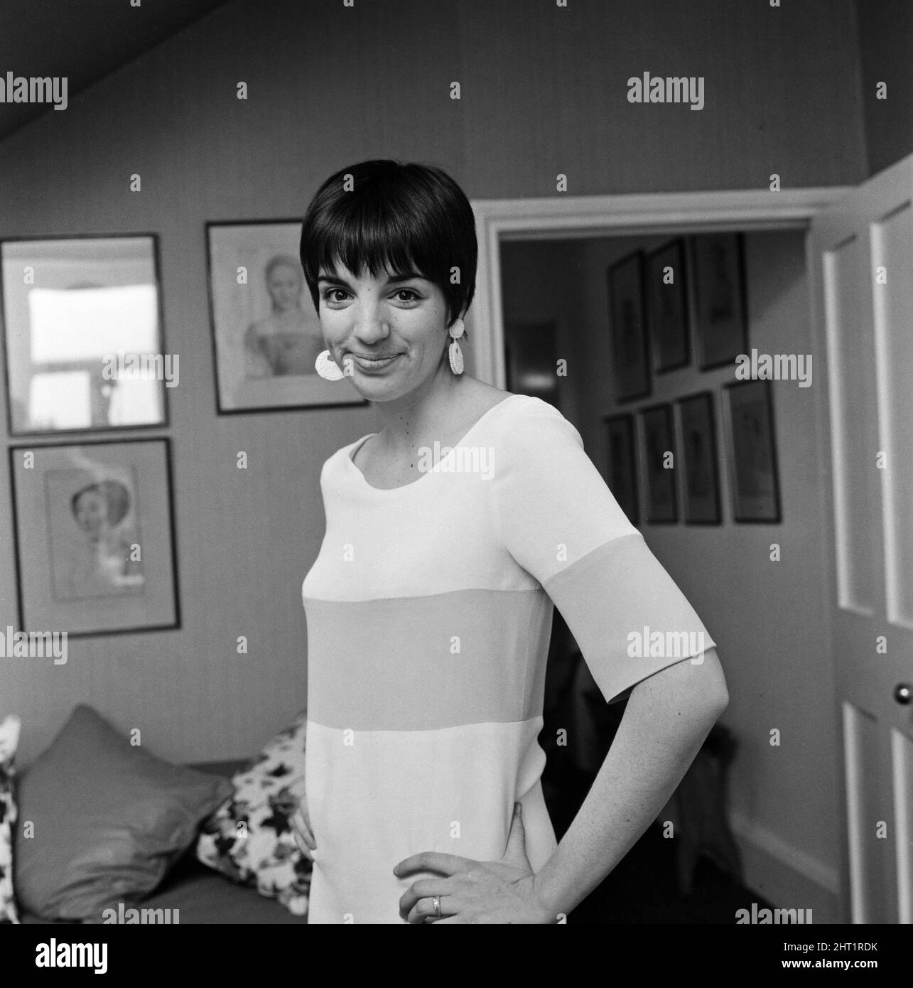 Actress and singer Liza Minnelli in London. 5th May 1966 Stock Photo ...