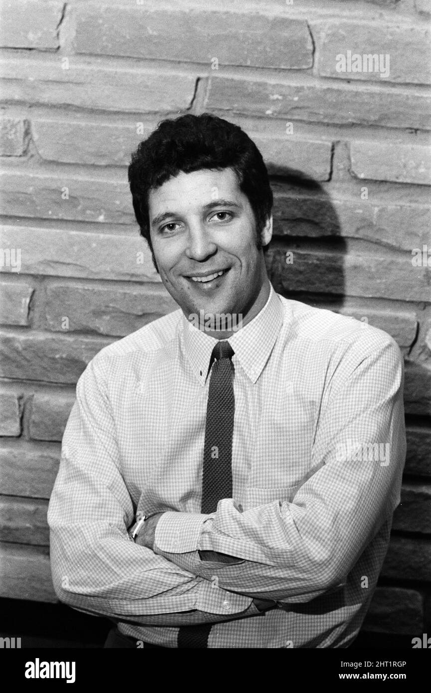 Singer Tom Jones, Friday 2nd December 1966 Stock Photo - Alamy