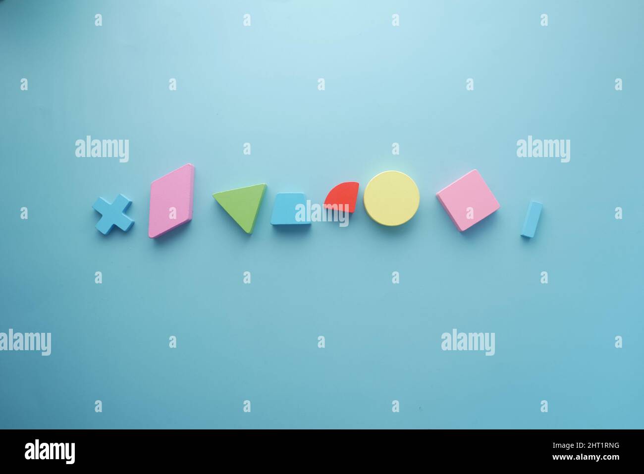 Geometric shapes for games and children learning Stock Photo - Alamy