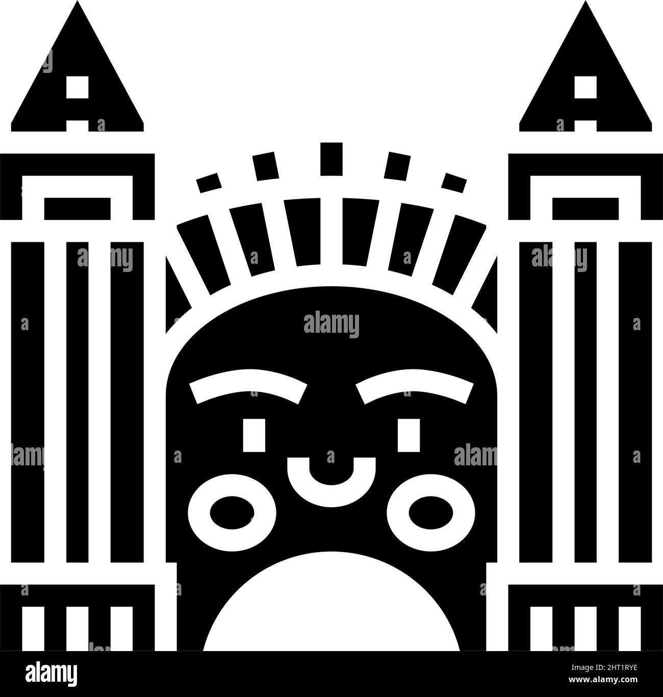 luna park glyph icon vector illustration Stock Vector Image & Art - Alamy