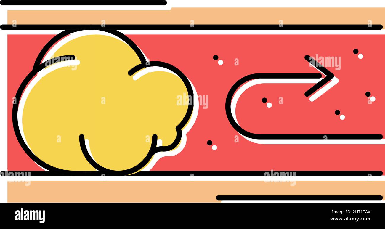 vascular occlusion color icon vector illustration Stock Vector Image ...