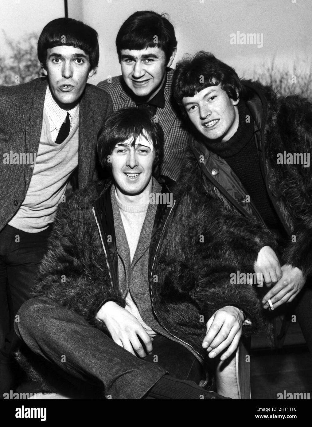 The Spencer Davis Group. l-r Muff Winwood, Pete York (centre back ...