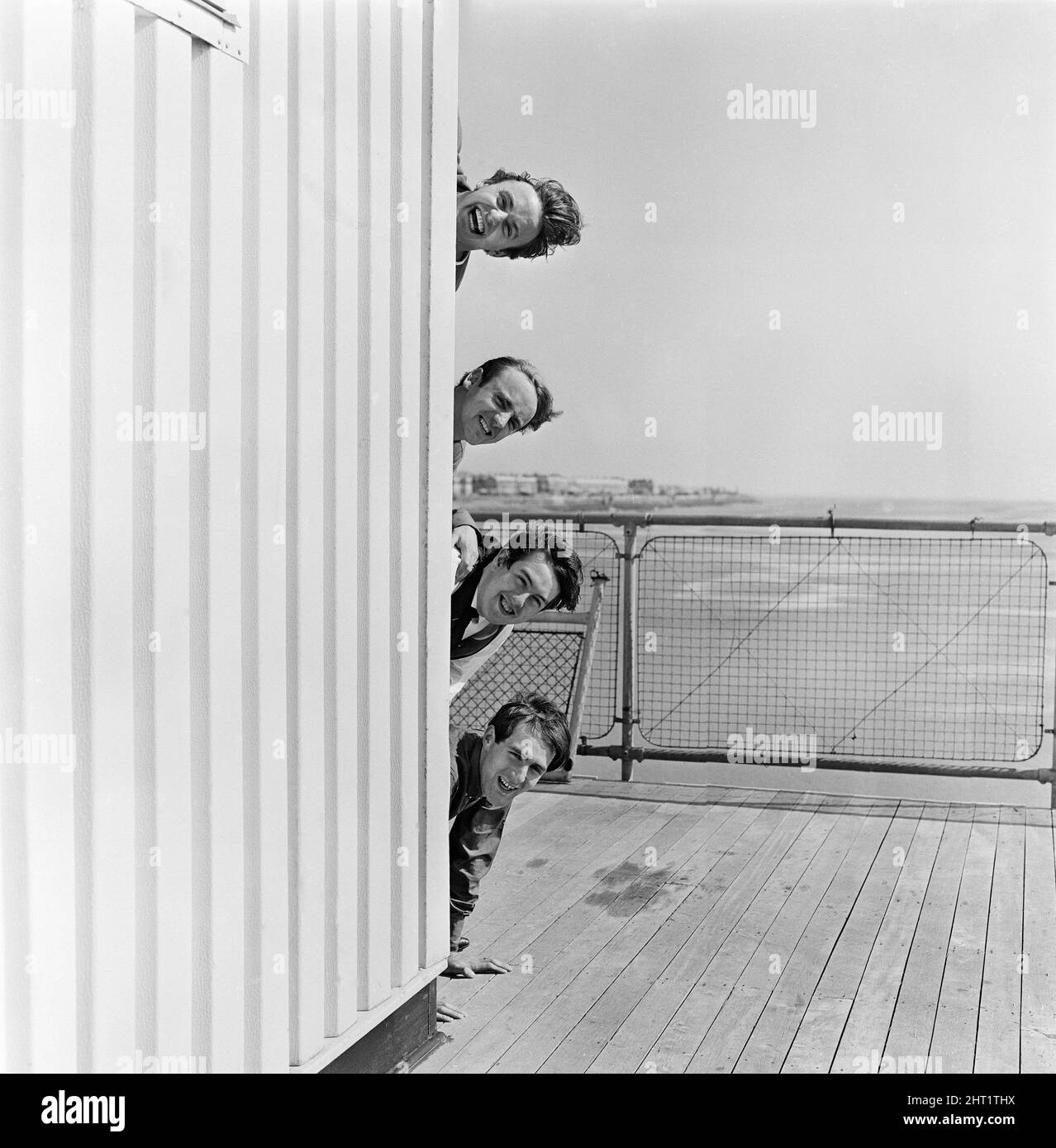 Liverpudlian pop group Gerry and the Pacemakers led by Geery Marsden ...