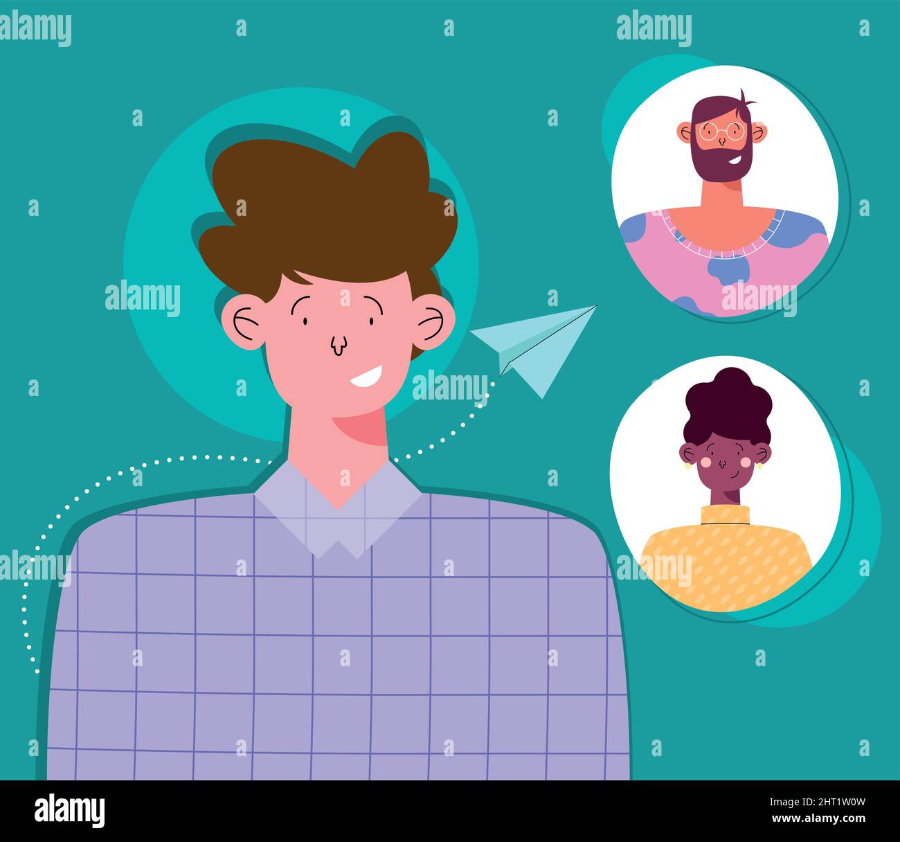 men cartoon characters icon set Stock Vector Image & Art - Alamy