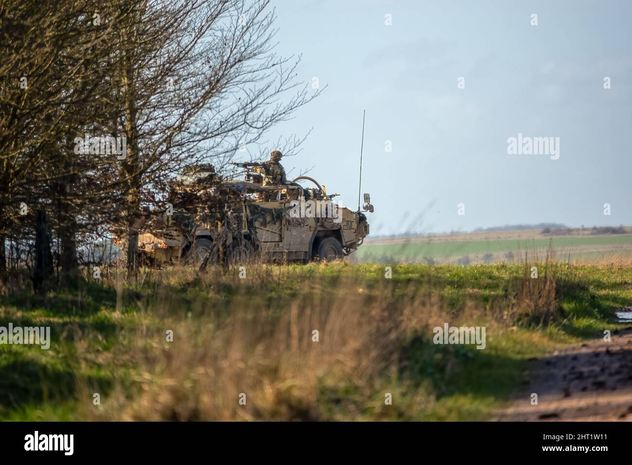 British army Supacat Coyote 6x6 rapid assault, fire support and ...