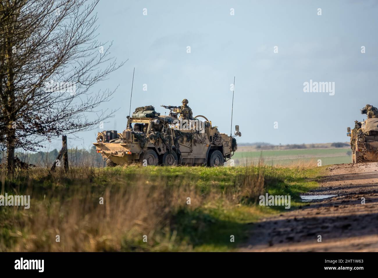 British army Supacat Coyote 6x6 rapid assault, fire support and ...