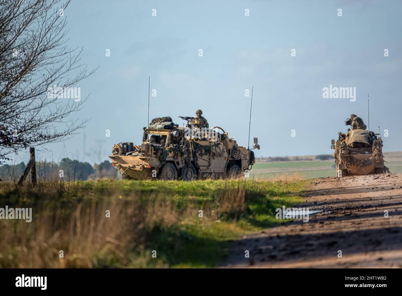 British army Supacat Coyote 6x6 rapid assault, fire support and ...
