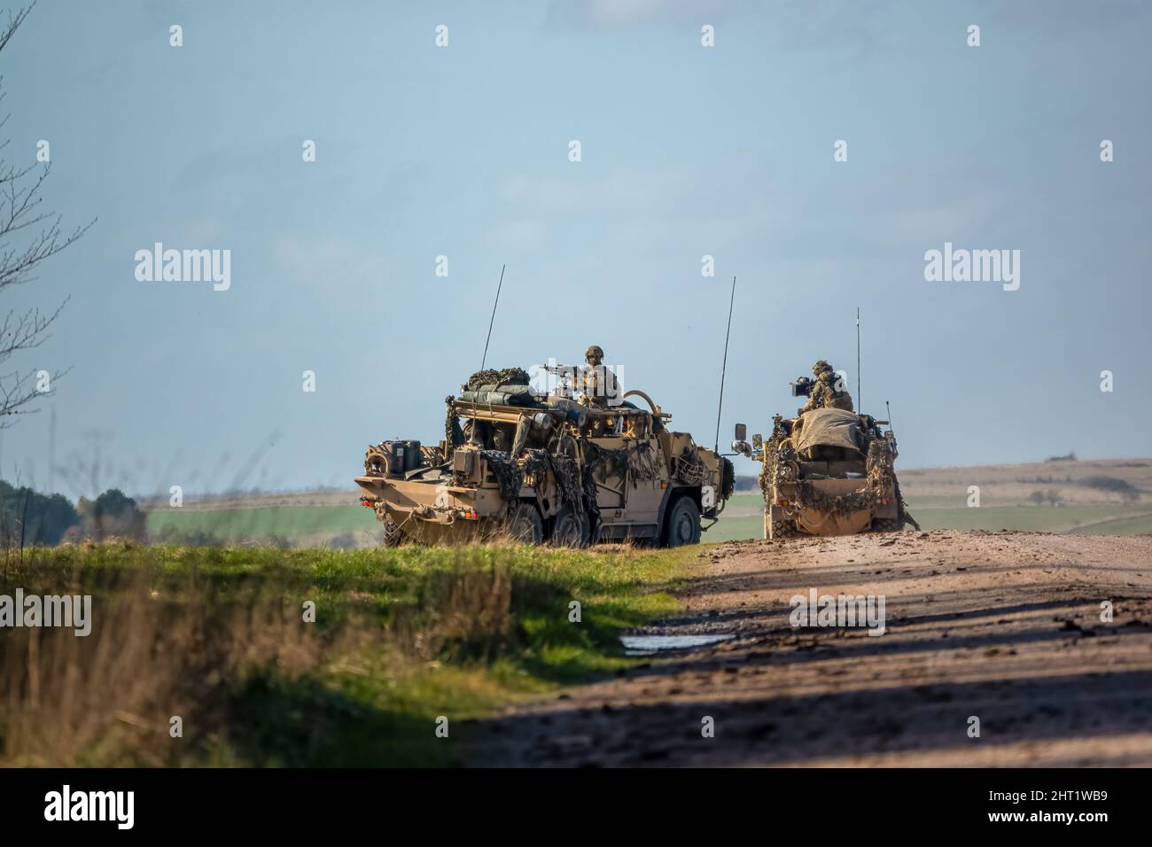 British army Supacat Coyote 6x6 rapid assault, fire support and ...
