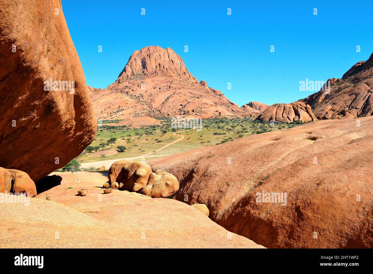 Spitzkoppe area with beautiful rock formations and arches in Damaraland ...