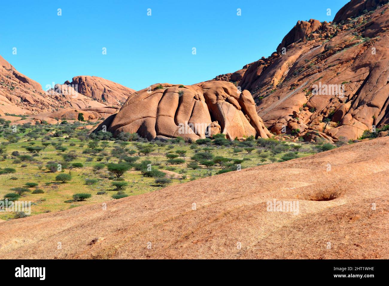 Spitzkoppe area with beautiful rock formations and arches in Damaraland ...