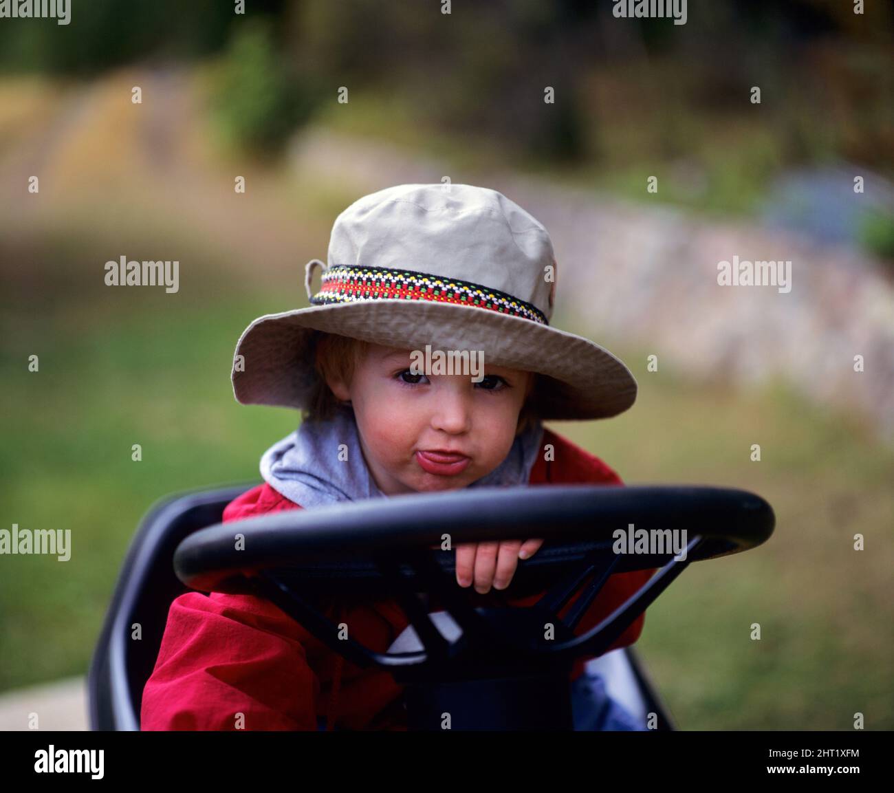 Boy steering wheel on hi-res stock photography and images - Alamy