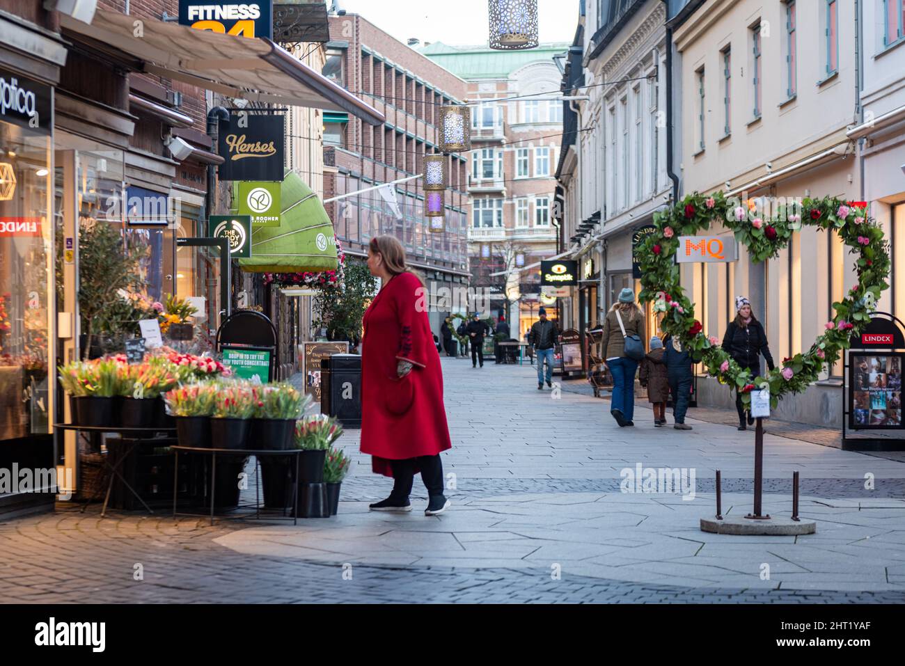 flower store in Helsingborg Sweden Stock Photo - Alamy