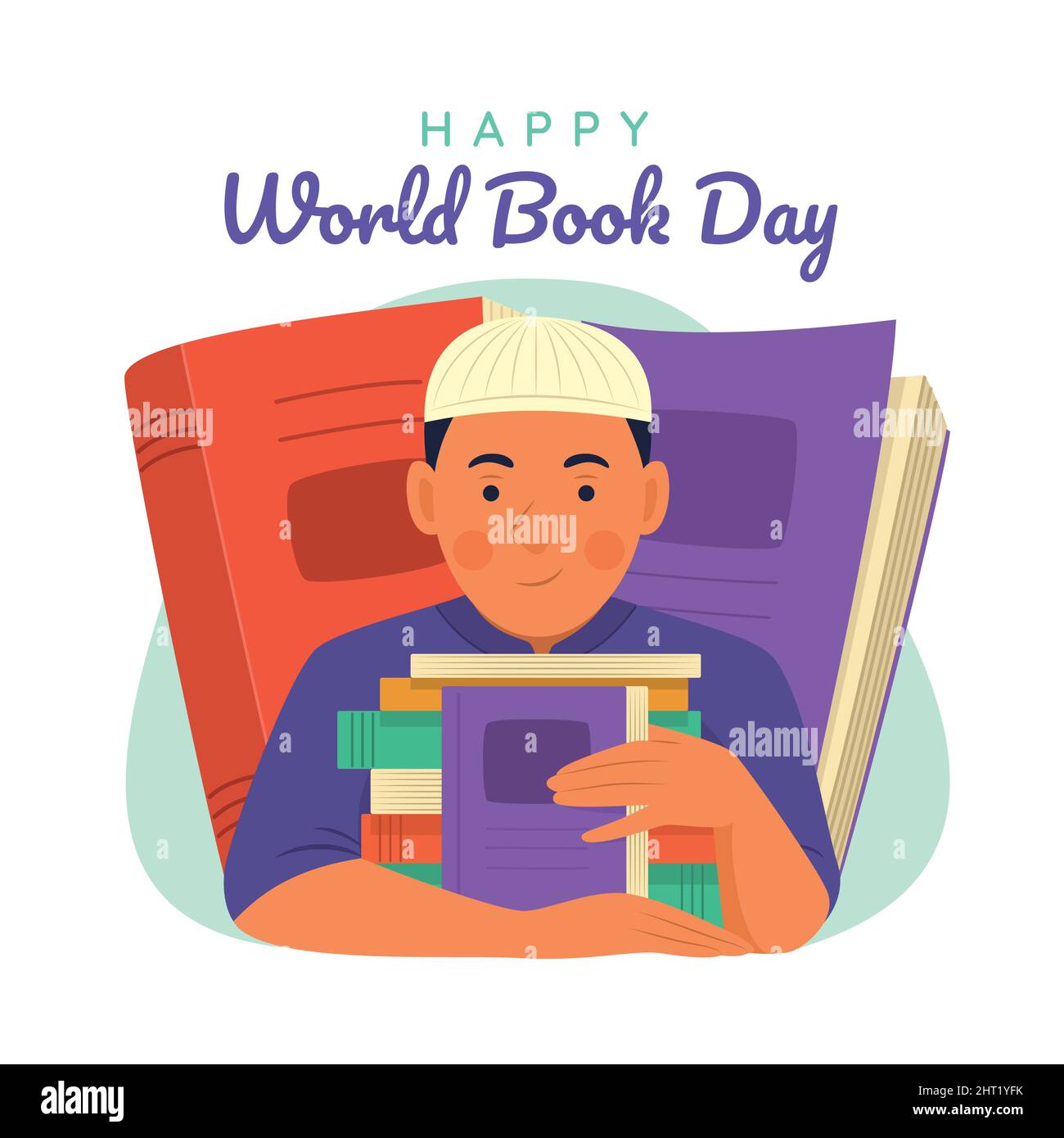 Muslim boy Stock Vector Images - Alamy