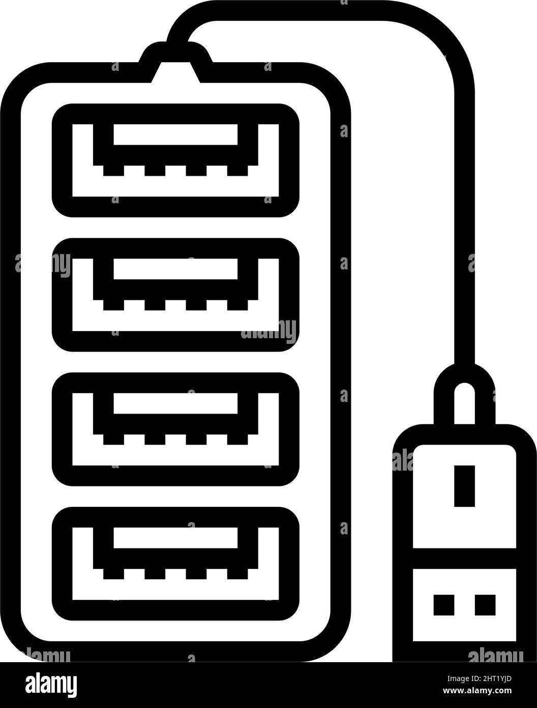 Usb type b Stock Vector Images - Alamy