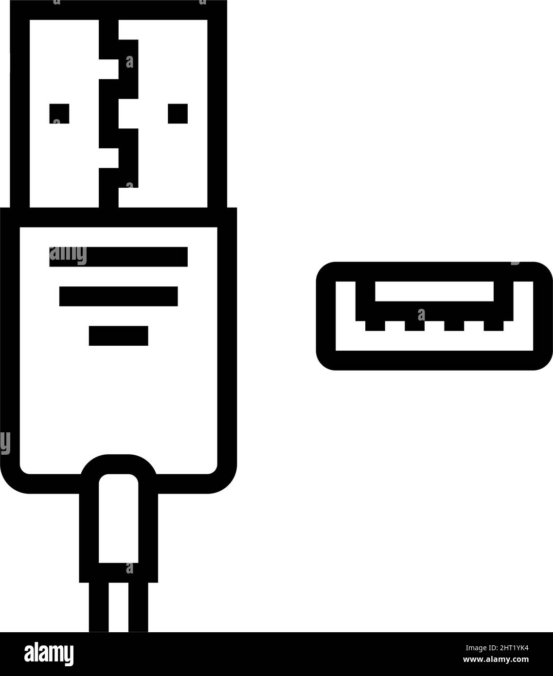 Usb type b Cut Out Stock Images & Pictures - Alamy