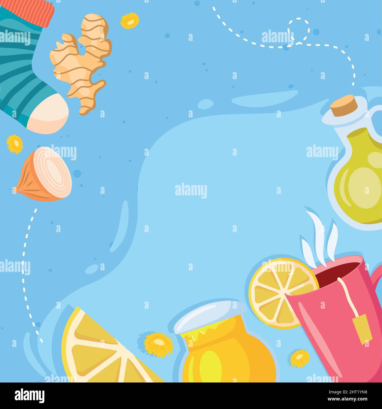 home remedy ingredients natural cartoon Stock Vector Image & Art - Alamy