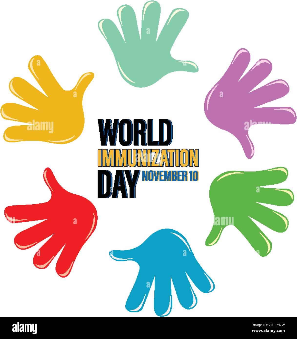 Poster design for world immunization day illustration Stock Vector ...