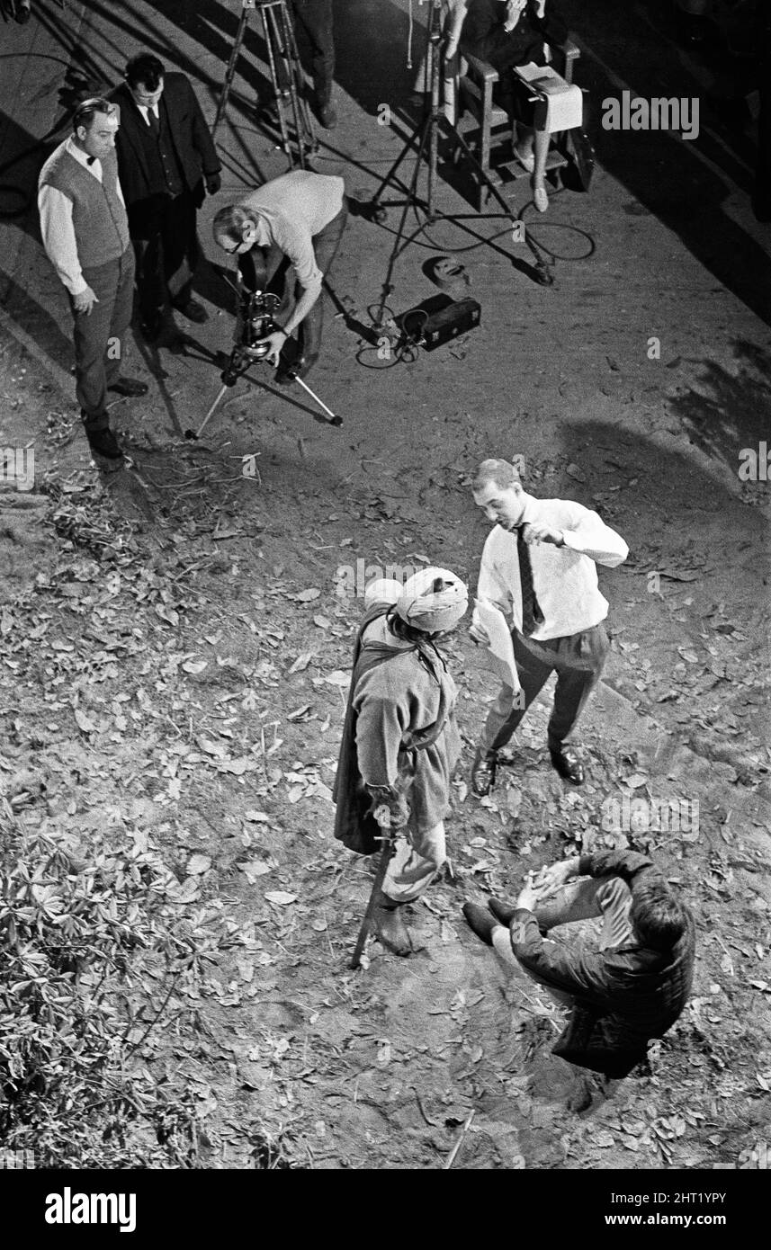 Derek Ware fight co-ordinator runs through the fight scene with the ...