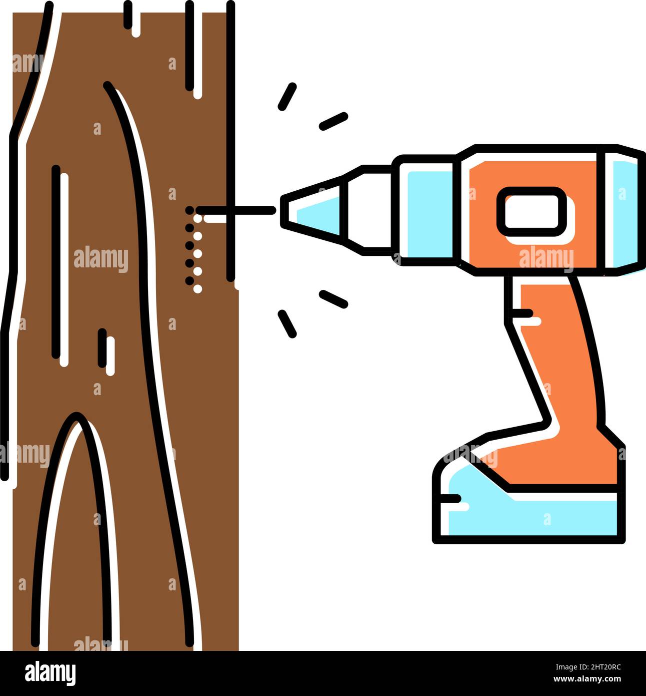 Tapping maple trees for maple syrup Stock Vector Images - Alamy