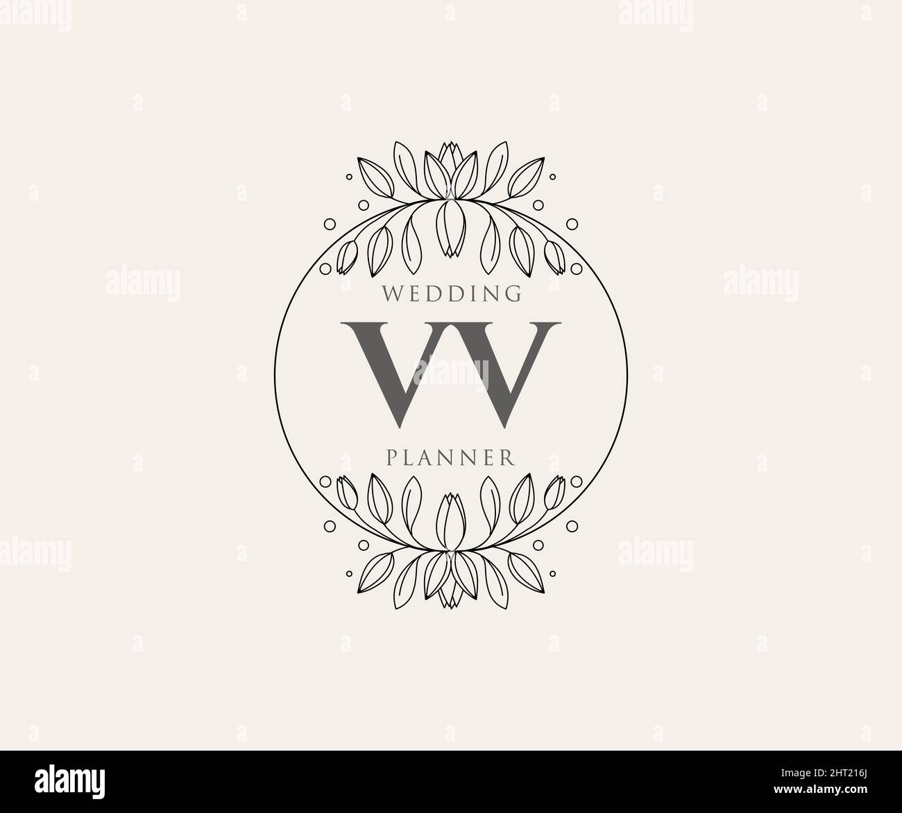 VV Initials letter Wedding monogram logos collection, hand drawn modern ...