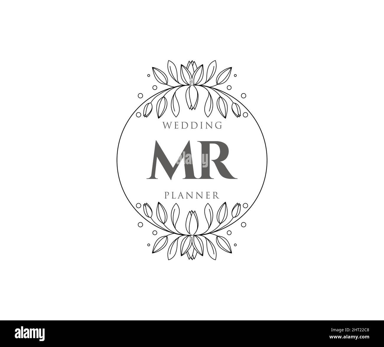 MR Initials letter Wedding monogram logos collection, hand drawn modern ...