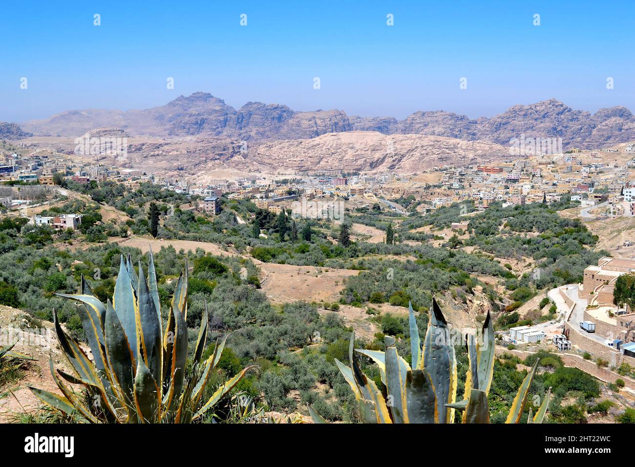 Panorama wadi musa mountains hi-res stock photography and images - Alamy
