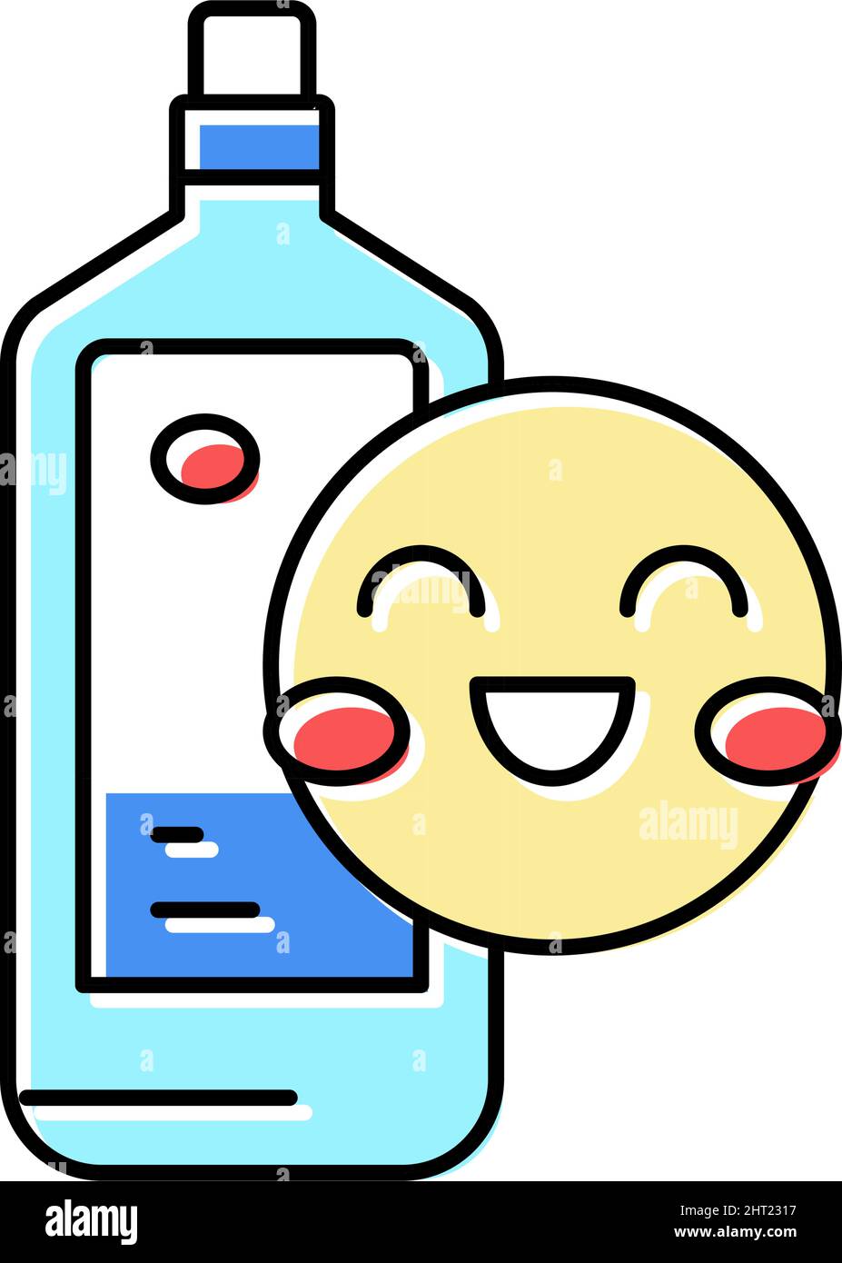 water for kids color icon vector illustration Stock Vector Image & Art ...