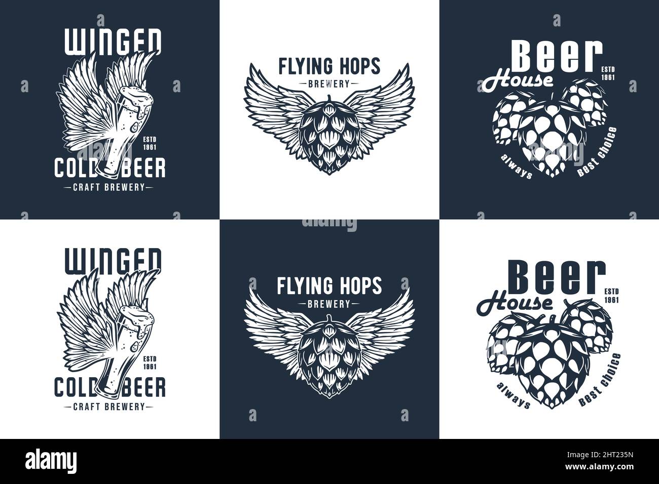 Fly hop Stock Vector Images - Alamy