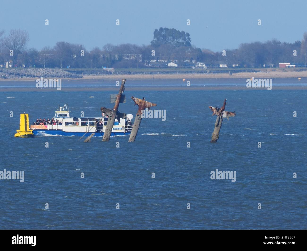 Sheerness, Kent, UK. 26th Feb, 2022. Tourists / visitors continue to ...