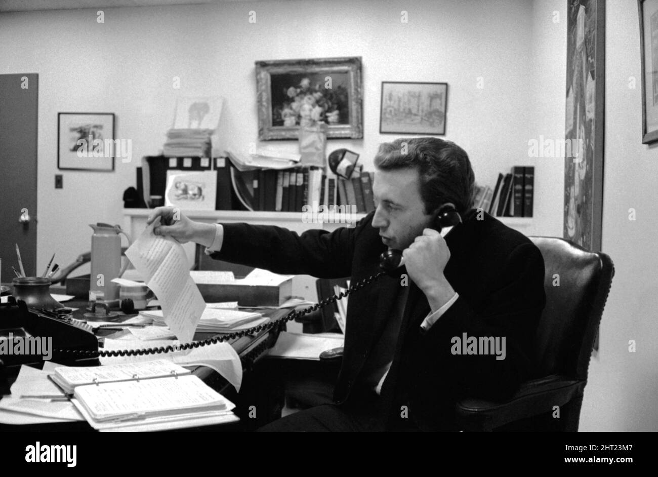 Political journalist David Frost in New York for his appearance on the ...