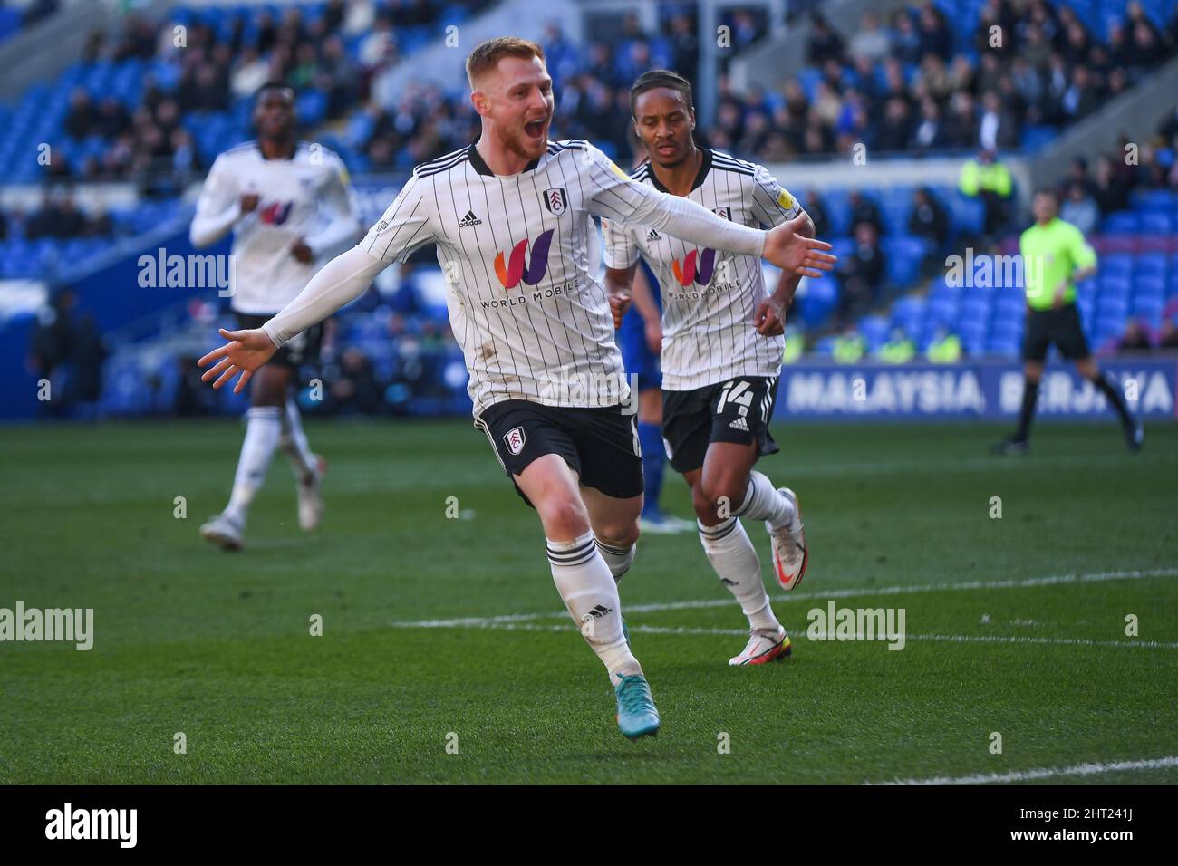 Harrison reed fulham celebrates hi-res stock photography and images - Alamy